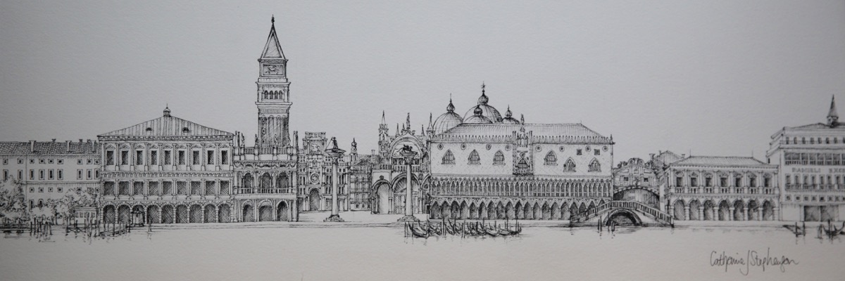 Venice Drawing | Catherine J Stephenson